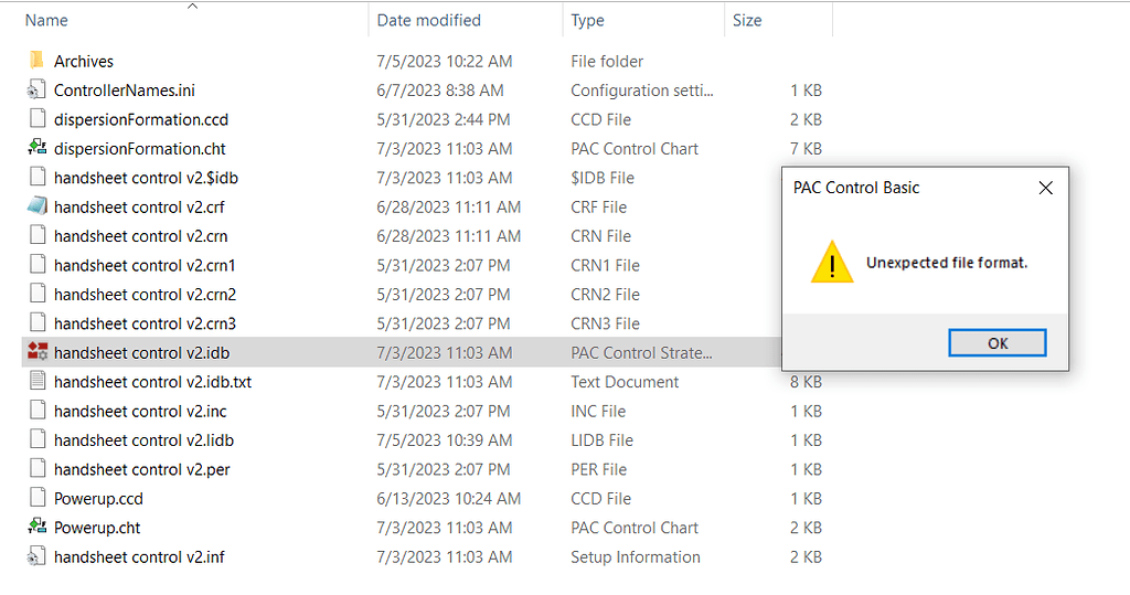PAC Control unable to open file - PAC Project - OptoForums