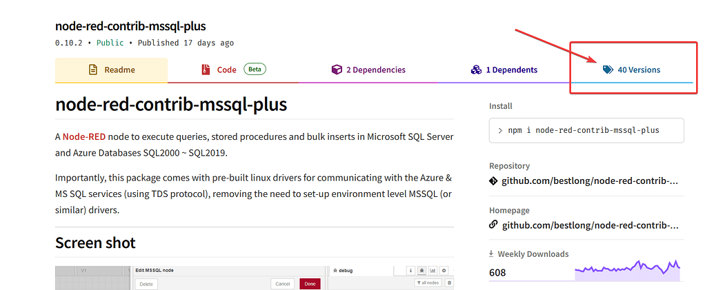 Install older version/specific version of a node-red node? - Node-RED - OptoForums