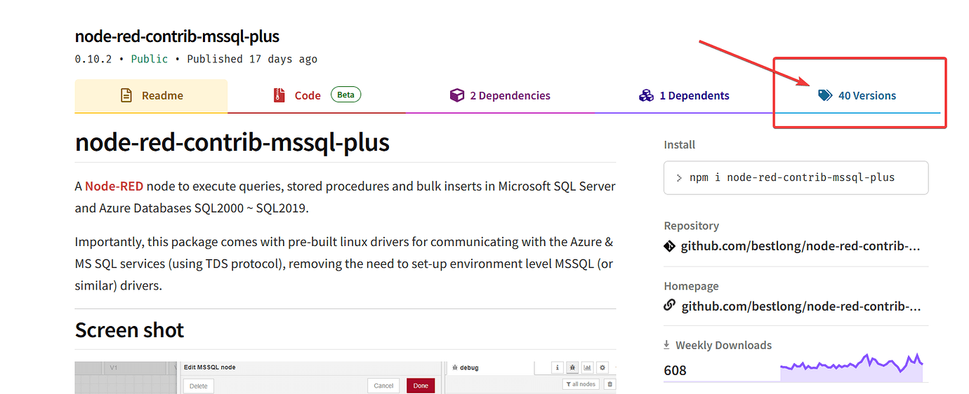 Install older version/specific version of a node-red node? - Node-RED - OptoForums