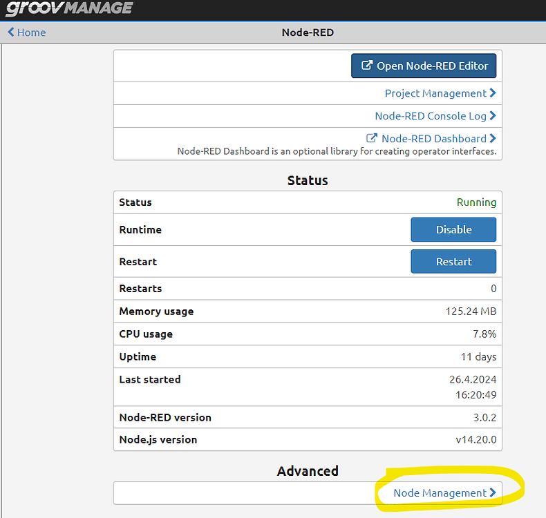 Node Red Needing Update Groov Rio Optoforums