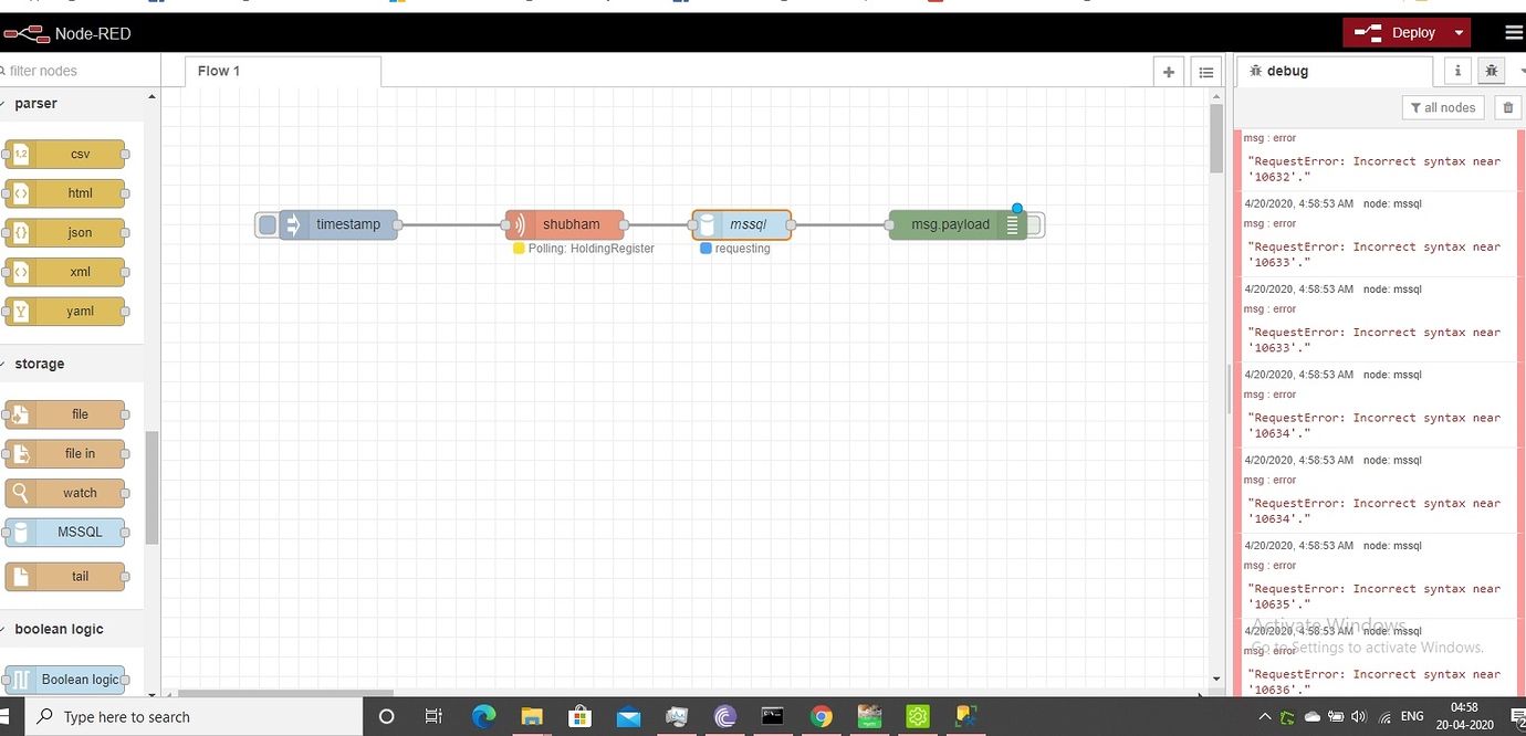 Data Logging using node red - PAC Project - OptoForums