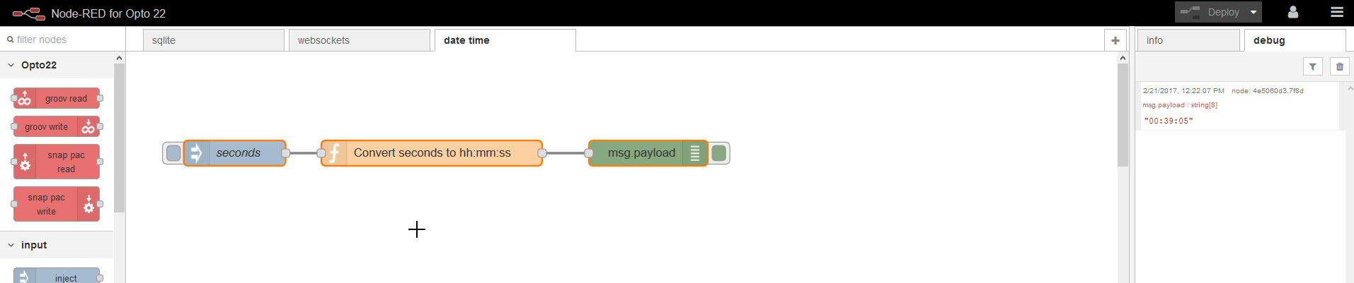Convert Seconds To Hh mm ss Node RED OptoForums